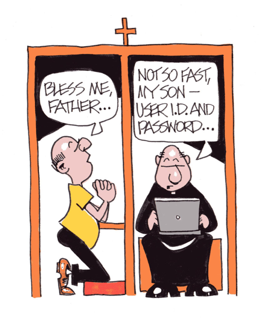 Confession - Ray Andrews' Cartoons