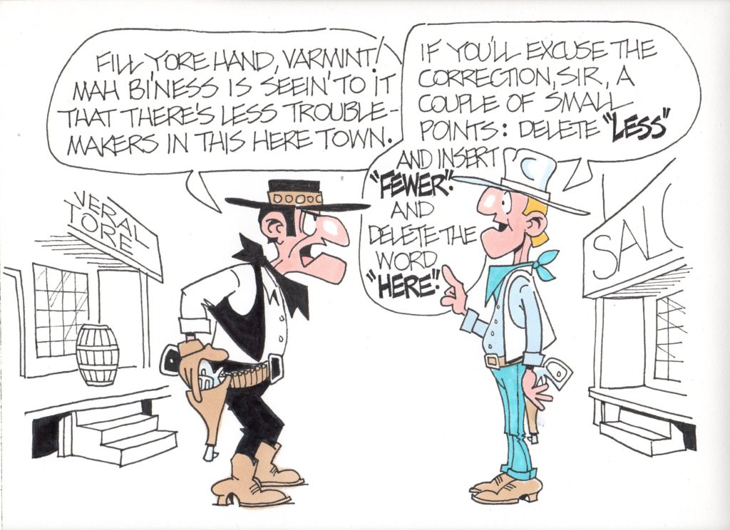 Helpful correction - Ray Andrews' Cartoons