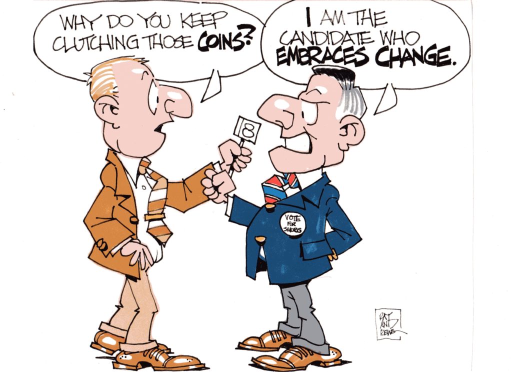 Change agent - Ray Andrews' Cartoons