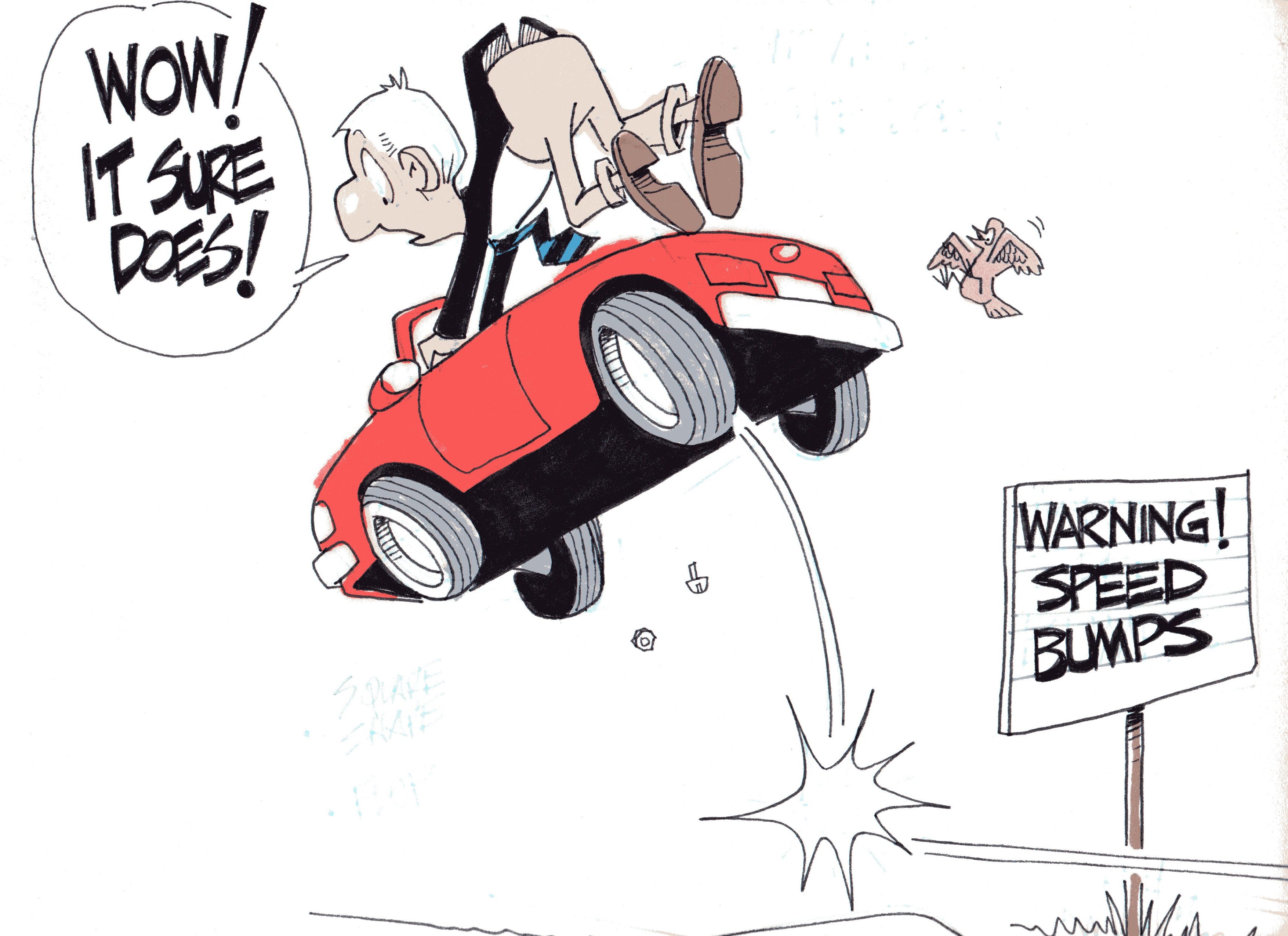 Speed Bumps Ray Andrews Cartoons